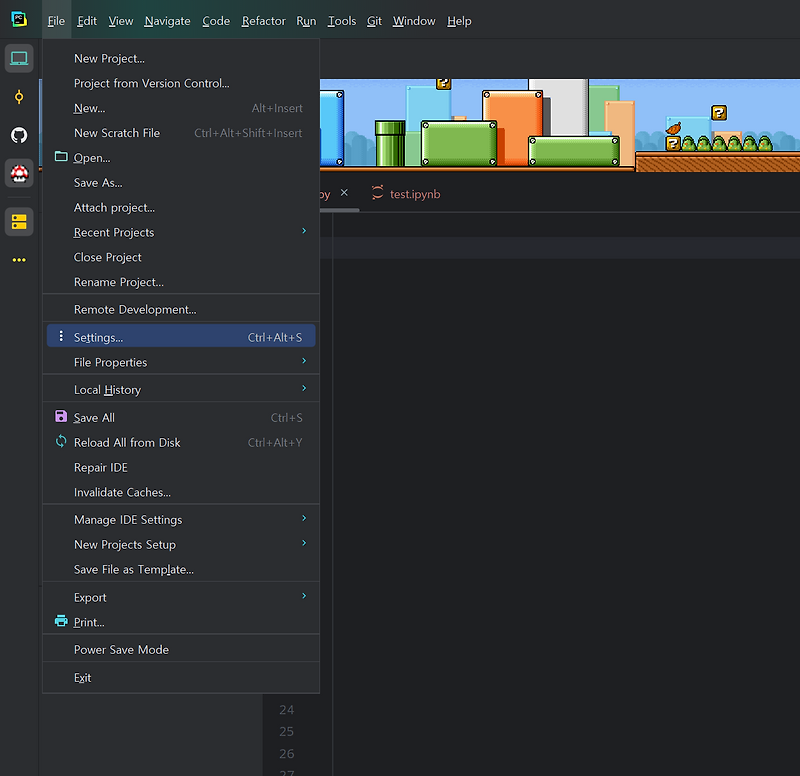 [PyCharm] 테마 변경(Dark&Light) + Theme 키보드로 설정하는 법 :: YCW