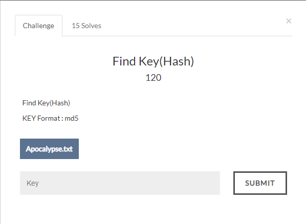 [Multimedia Forensic] Find Key(Hash)
