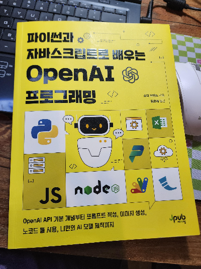 파이썬과 자바스크립트로 배우는 Openai 프로그래밍 나만의 Ai 프로그램 만들기