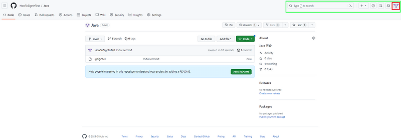 [GitHub] Token 설정하기 — CYBER DIARY