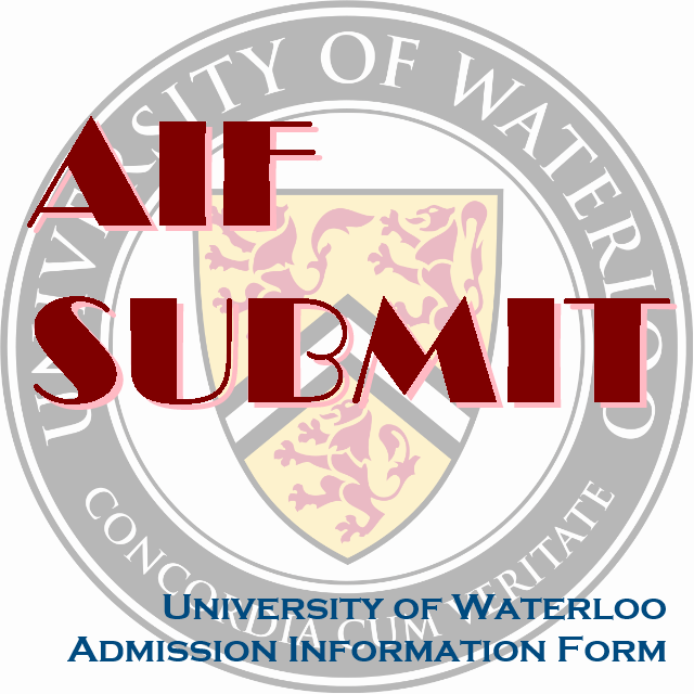 워털루 대학교 입시 - 추가 지원서 접수 (AIF for University of Waterloo) :: 온s아빠의 추월차선타기