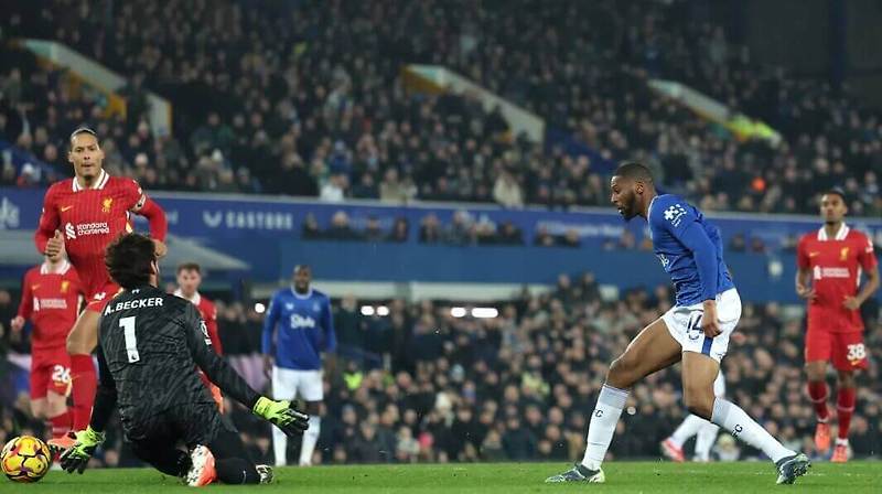 리버풀 에버턴 2-2 무승부 EPL 98분 극장골 하이라이트