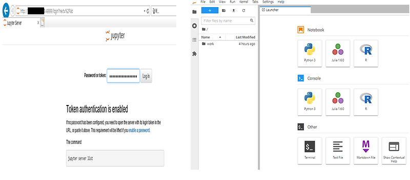 [docker] jupyter-notebook 이미지를 이용한 jupyterlab 실행