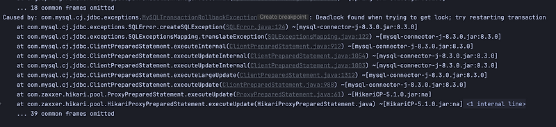MySQL InnoDB Transaction Deadlock 해결하기 — 우파카의 개발 이야기