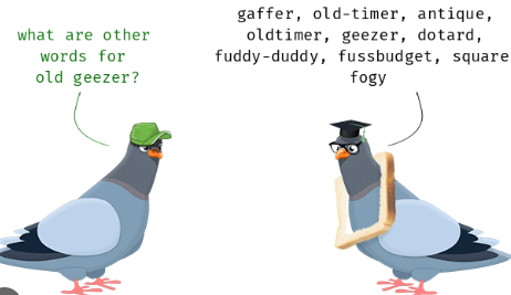 geezer 뜻 (1885) 미국. 늙은 남자 (이상한 행동하는), 브리티시 (남자, 평범한 남자)