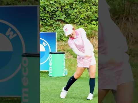 LPGA BMW 2023 일본 후루에 아야카의 부드러운 티 샷!! 기가 막힙니다.