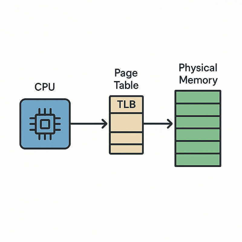 [CS기초] 가상 메모리 시스템의 기본 구조 (Virtual Memory, Page Table, TLB) — 그냥코딩