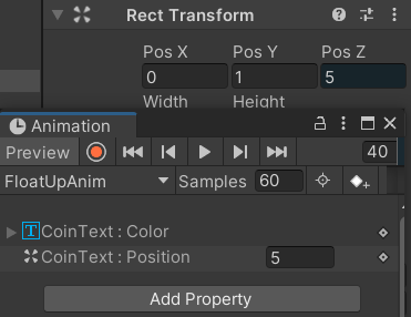 [Unity] Rect Transform Animation Position 변경하기