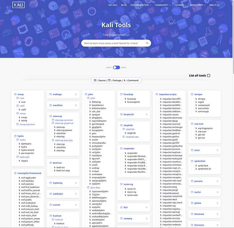Kali Linux Docker에서 사용하기 :: Sokoban 블로그