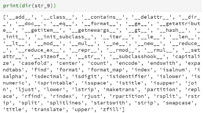[Python] Sequence Data Type - string