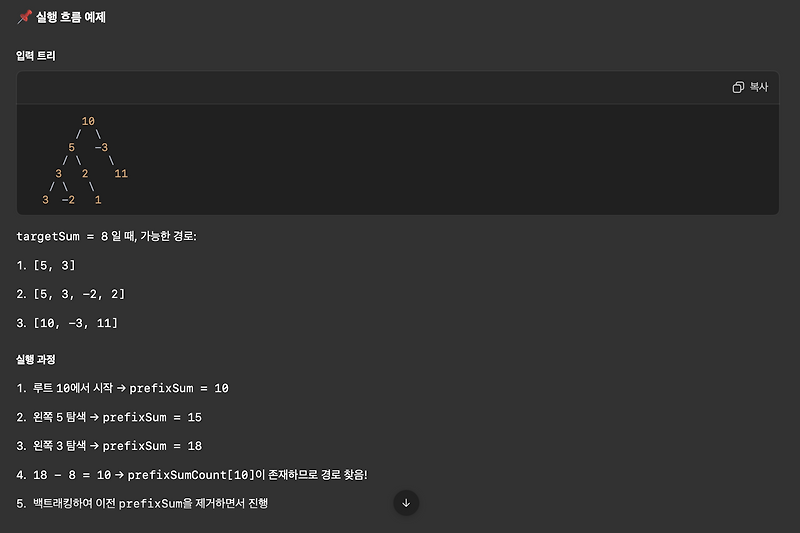 BinaryTree,PrefixSum_Leetcode_437. Path Sum III [swift] :: 잊기싫어 메모장
