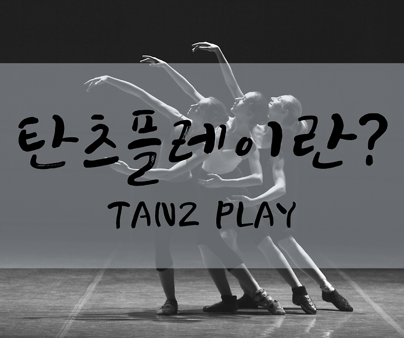 탄츠플레이 (Tanz play) 란? :: 엄마다람쥐