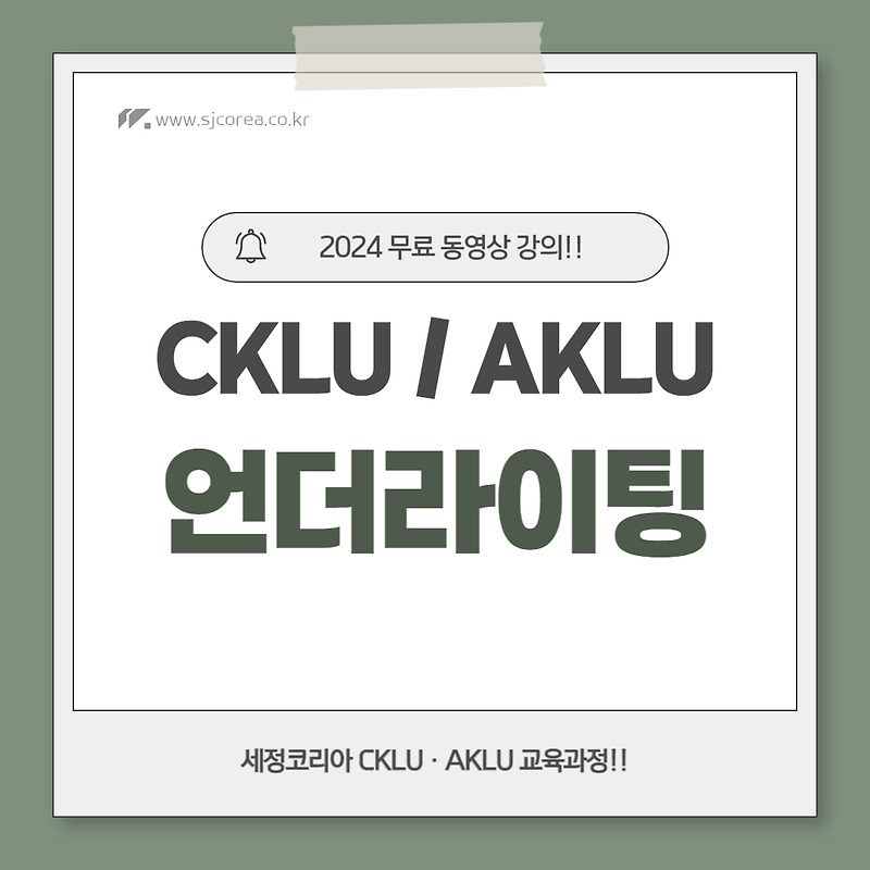 AKLU (언더라이팅) 무료 동영상 강의 - 자본예산, 현금흐름의 측정 :: 세정코리아 무료 동영상강의
