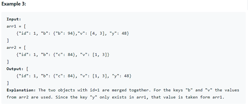 [leetcode][JS] 2722. Join Two Arrays by ID :: 최고의 개발자 (목표)