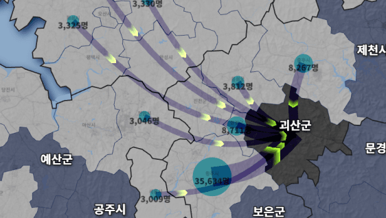 OD 시각화 5 : deck.gl.TripsLayer 의 커스터마이징
