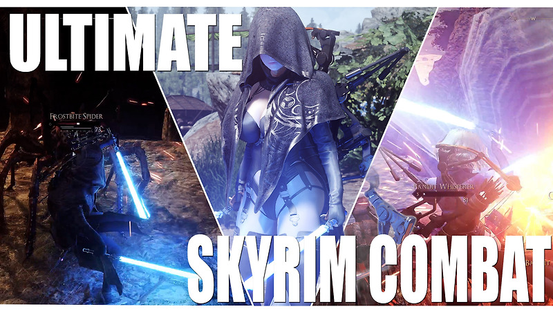 Ultimate 2024 Skyrim Combat Showcase: Jedi Master
