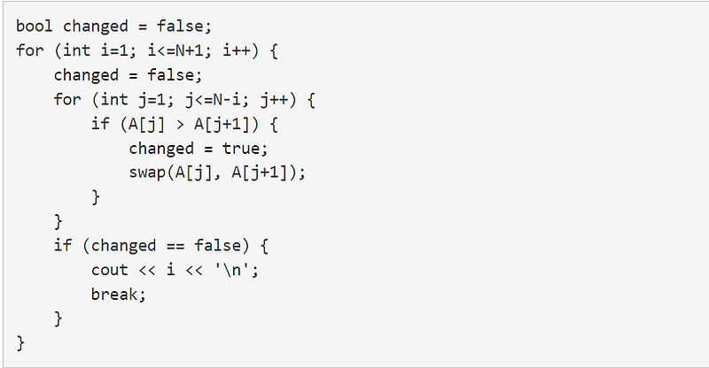 [백준/Python] 1377번 버블소트