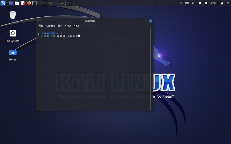 Kali linux에 Openvas(gvm)설치하기 :: 불친절한 호작대마왕