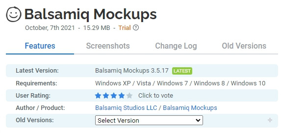 Balsamiq Mockups 무료 다운로드