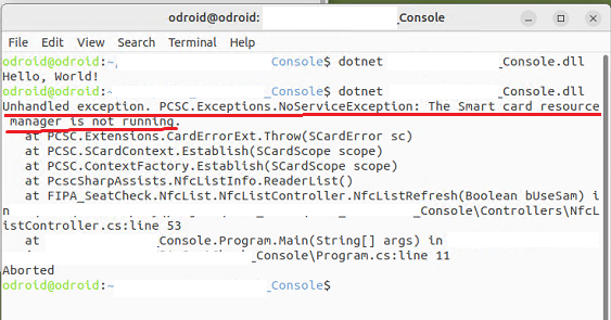 [Ubuntu] 'the smart card resource manager is not running' 에러