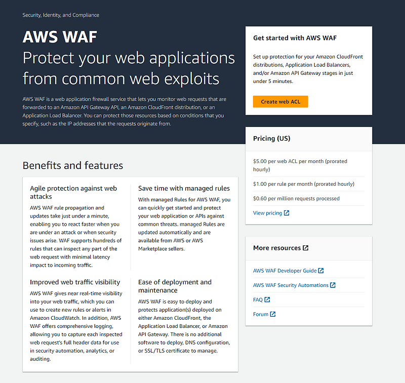 AWS 웹방화벽 사용해보기(WAF & Shield) — 개발하는 초롱이