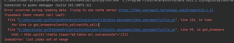 Python 크롤러 작업시 자동화 도구 차단 처리