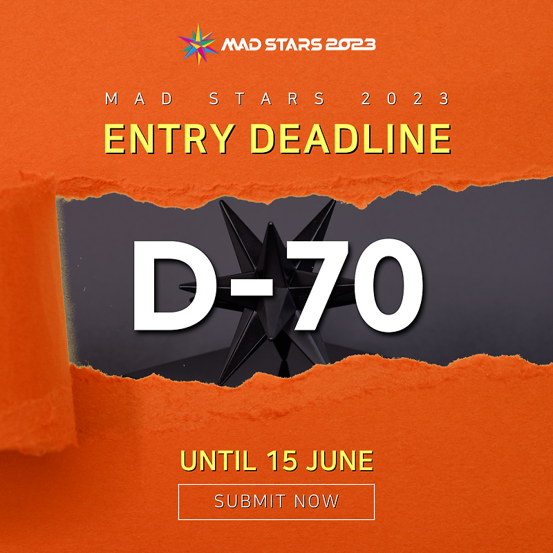 [부산국제마케팅광고제｜MAD STARS] 2023 출품 마감 D-70일