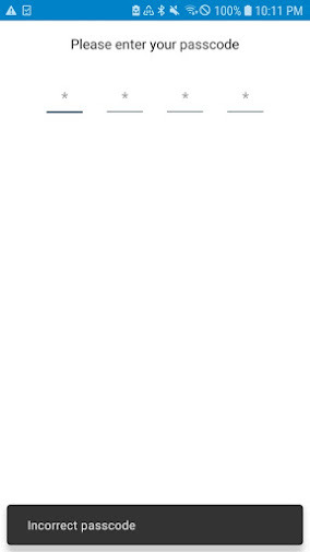 틀린 passcode 입력시 오류 메세지 출력 (Issue #7331) :: Do what you wanna do