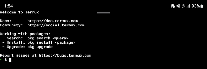 [리눅스/안드로이드] termux-style