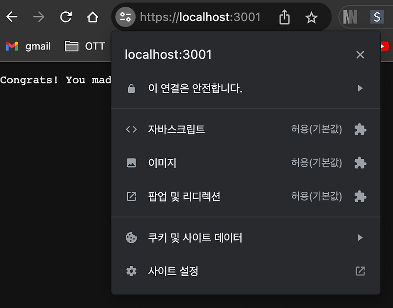 mkcert 사용법 - 로컬 개발을 위한 HTTPS 환경 만들기