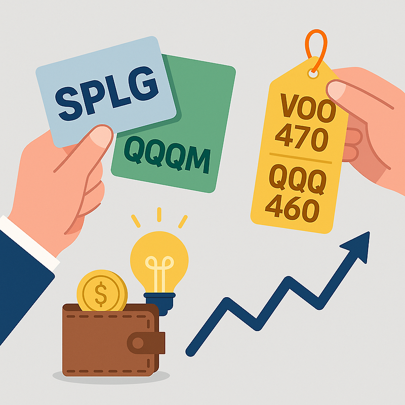 💡 VOO, QQQ 대신? 소액 적립식 투자자를 위한 대안 ETF – SPLG와 QQQM