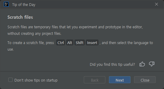 [Tip of the Day] IntelliJ : Scratch files