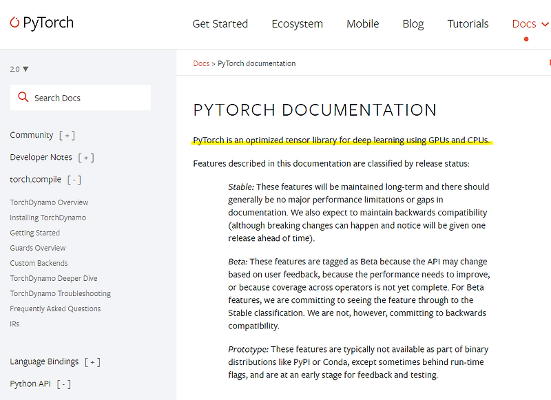 [IT 용어] 파이토치(PyTorch)