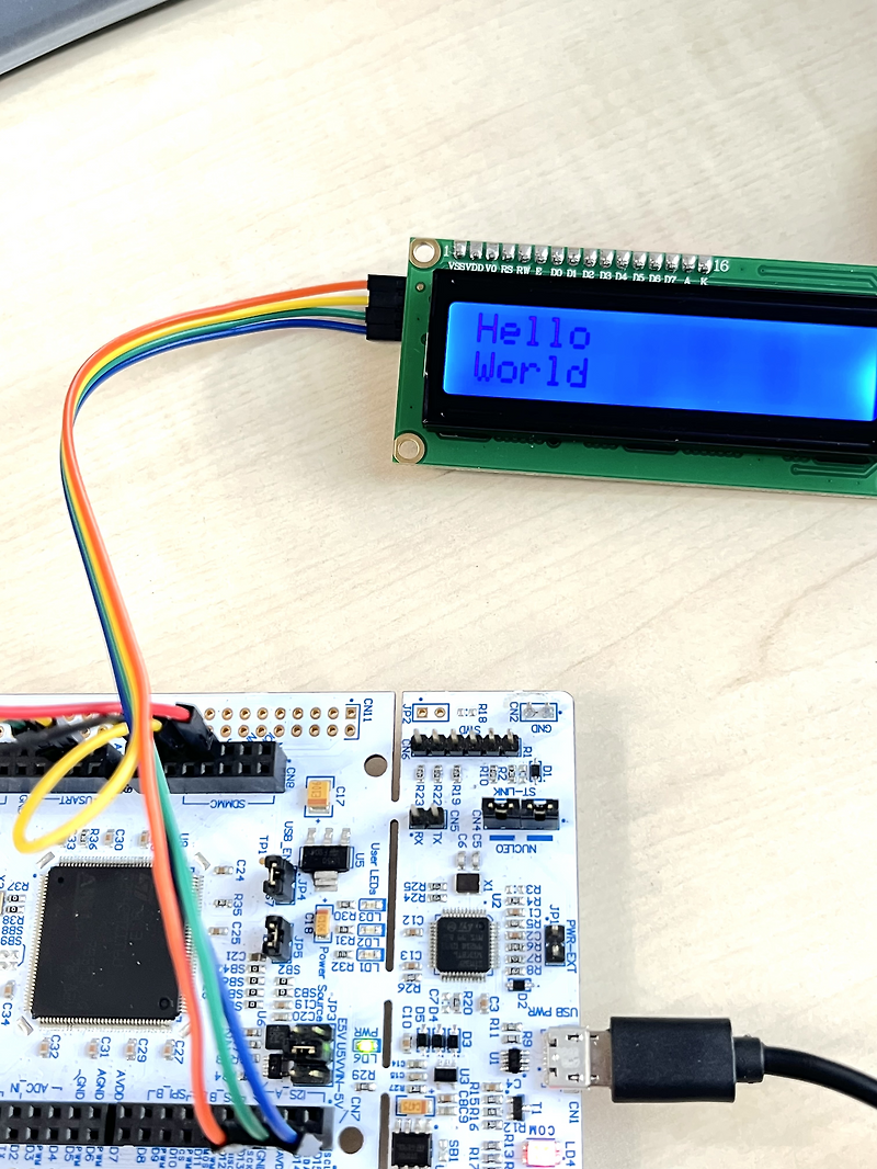 [STM32] STM32CubeIDE i2C-LCD 사용하기