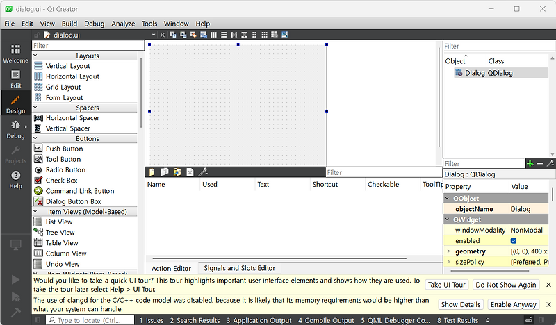 FreeCAD 파이썬 프로그램에서 사용자 Gui 만들기