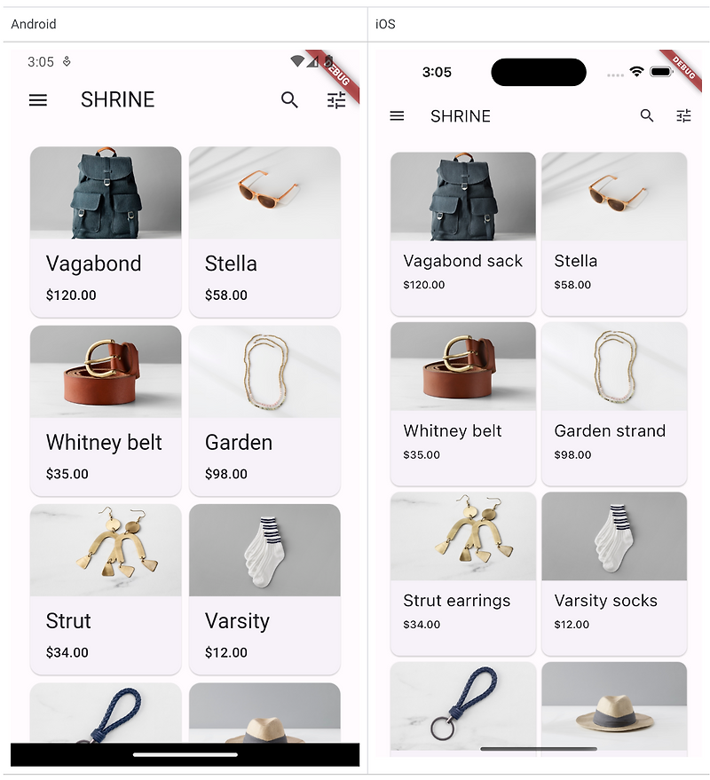[GoToLearn] Flutter CodeLab - MDC-102 Flutter:Material Structure and Layout