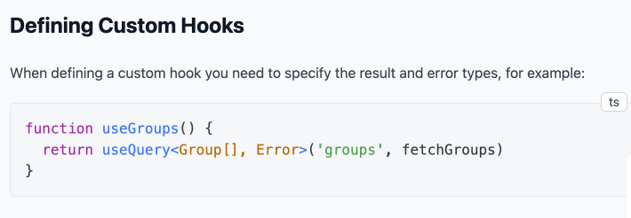 [Tanstack Query] useQuery의 반환값에 타입 지정하기