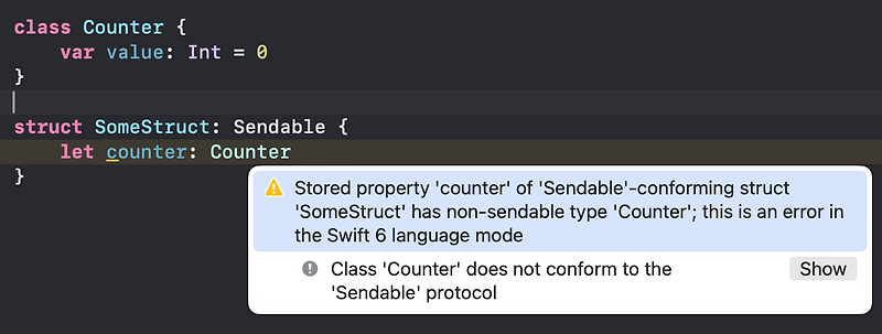 [Swift Concurrency] Strict Concurrency Checking