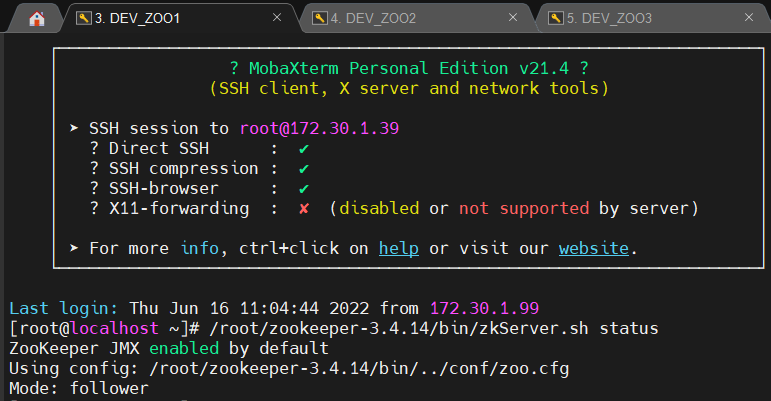 Kafka/Zookeeper 3 Node Cluster