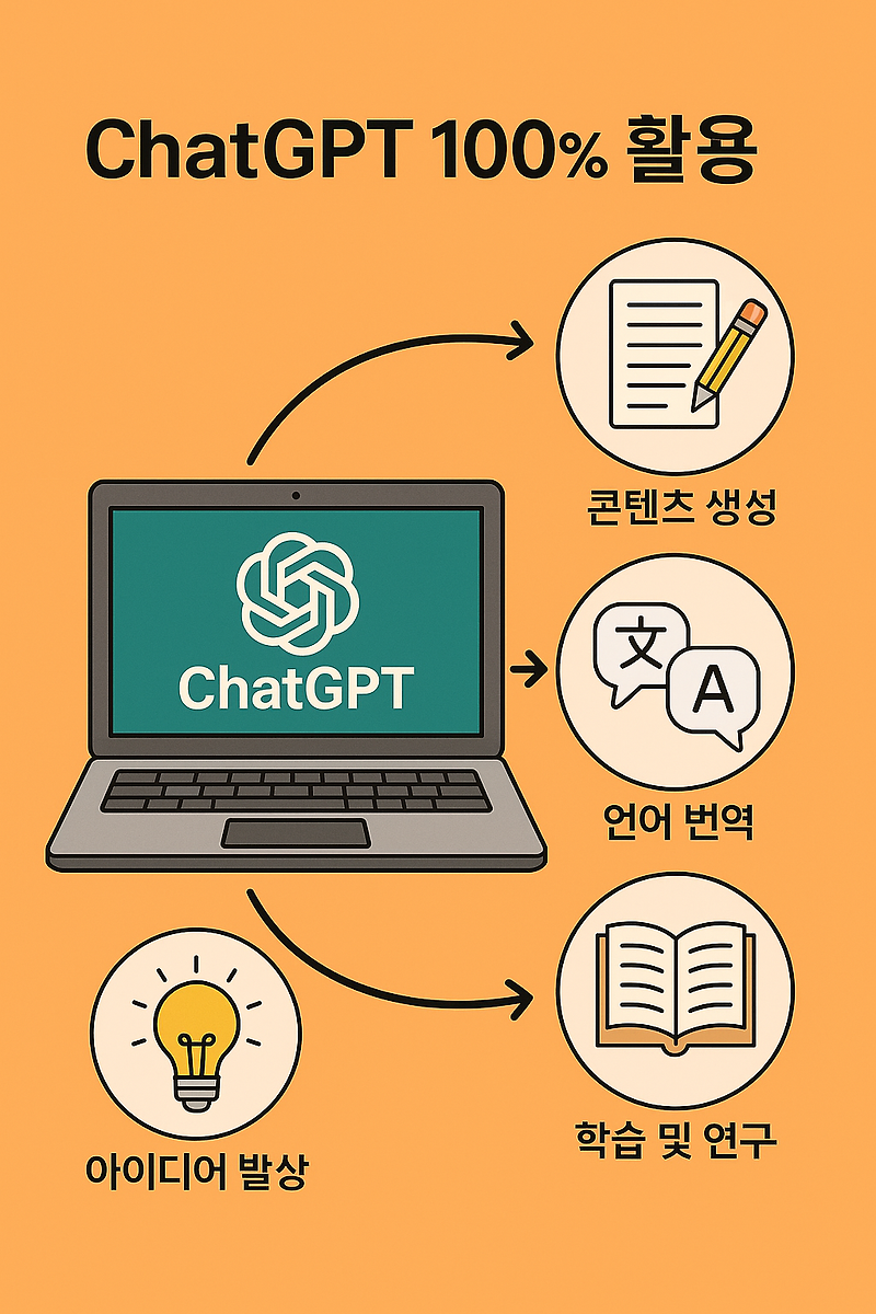 챗GPT 100% 활용하는 방법: 블로그, 공부, 업무까지 완전 정복!