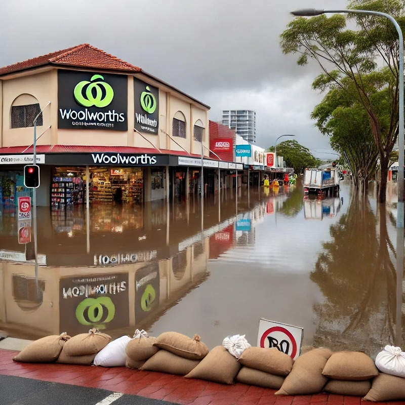 퀸즐랜드 피알바 플레이스( Pialba Place) 홍수 사태와 시사점
