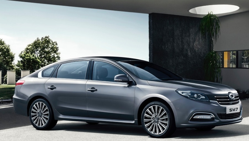 르노삼성자동차 준대형 세단 SM7 르노삼성 플래그십 모델