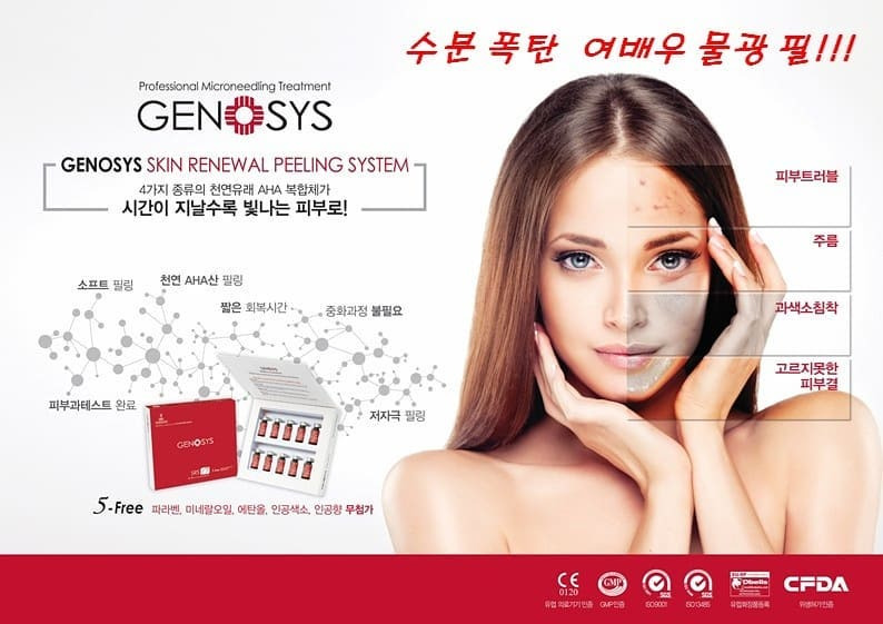 고품격 피부 재생 솔루션, Genosis SRS스킨 리뉴얼 필링 시스템
