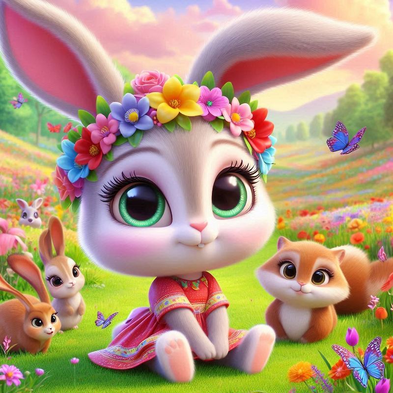 귀요미 토끼 캐릭터 2nd