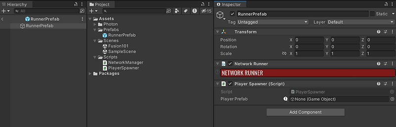 { 일등하이 :Unity3D } :: [Photon Fusion 1.1.8] Player Spawner And Create Player