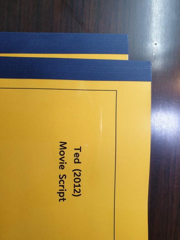 영화/미드대본(Movie Script) 자료 몰 :: Ted (2012) 19곰테드 영화영어대본 제본
