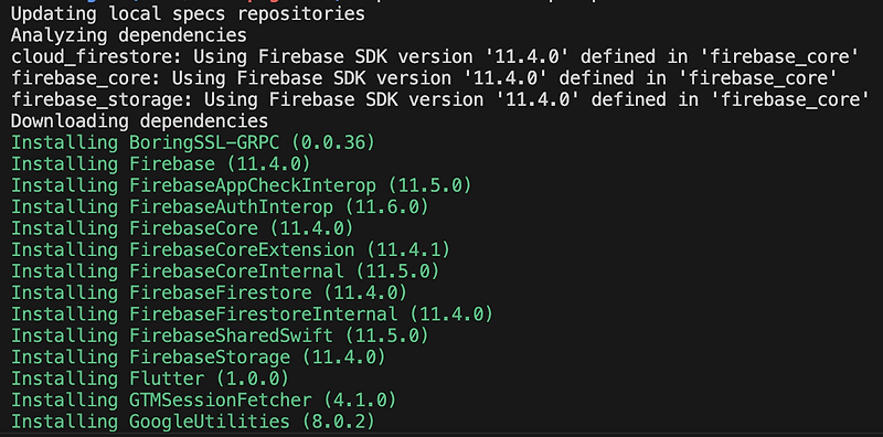 [에러] aunching lib/main.dart on iPhone 16 Plus in debug mode...