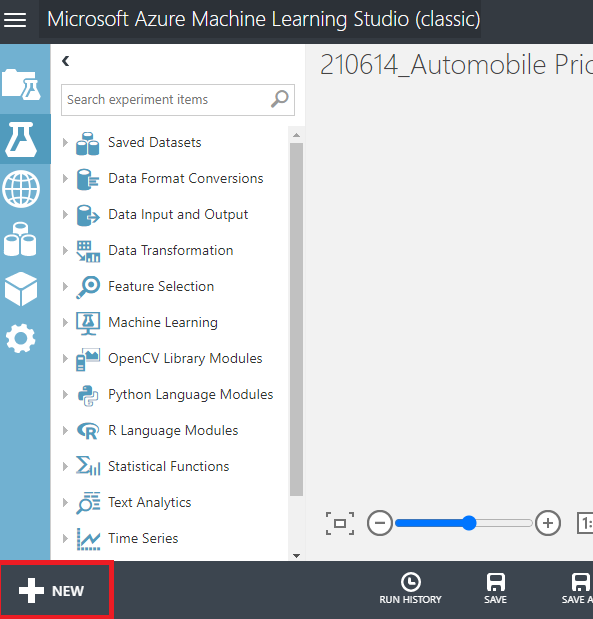 [Microsoft AzureML - 2] 학습할 데이터 불러오기