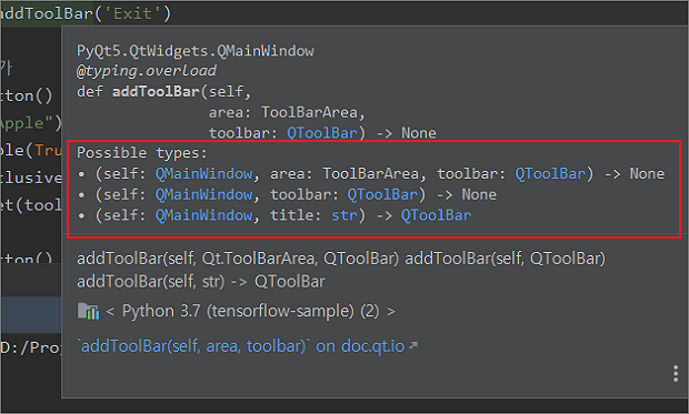 Code Hunter :: 파이썬(Python) PyQt5 QMainWindow 에서 QToolBar 추가하기