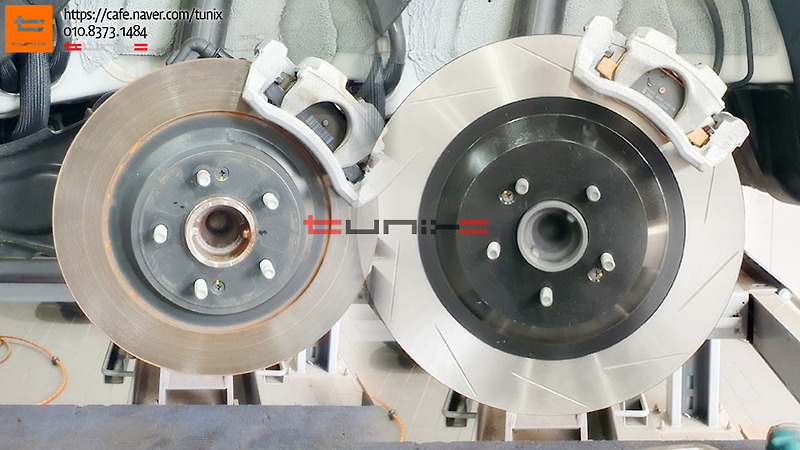 40만원대 380mm 리어확장디스크 전자파킹 - 카니발 ka4 ( 대구브레이크튜닝 EPB연장케이블 MQ4 TM 그랜저 IG K7 = 튜닉스 )